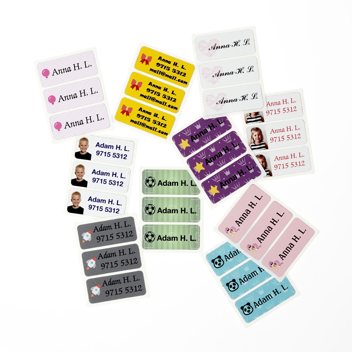 Stickers adhesivos - Para marcar tu ropa