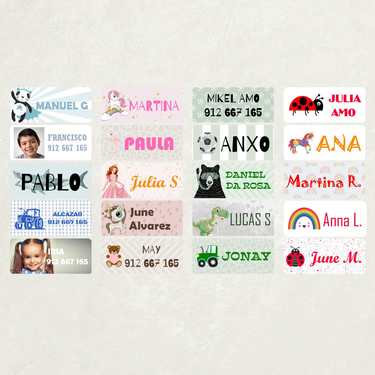 Etiquetas para ropa | Para ropa y objetos | Diseñar ahora